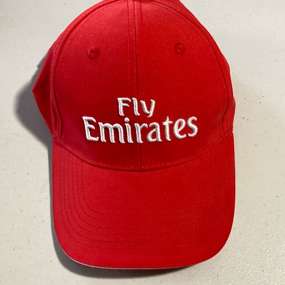 Emirates | Accessories | Fly Emirates Red And White Hat | Poshmark